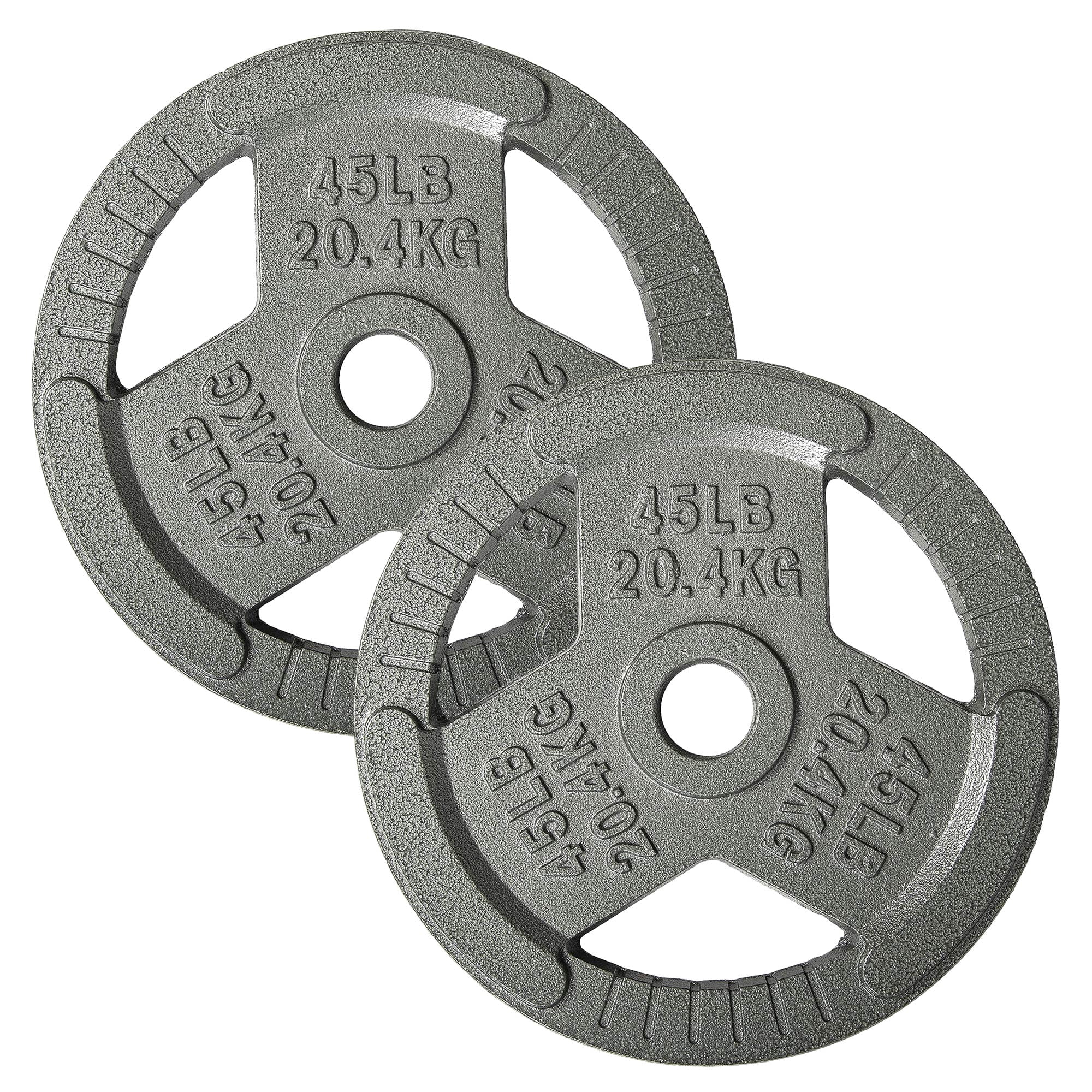 BalanceFrom Cast Iron Weight Plates，1-Inch or 2-Inch Center Hole ...