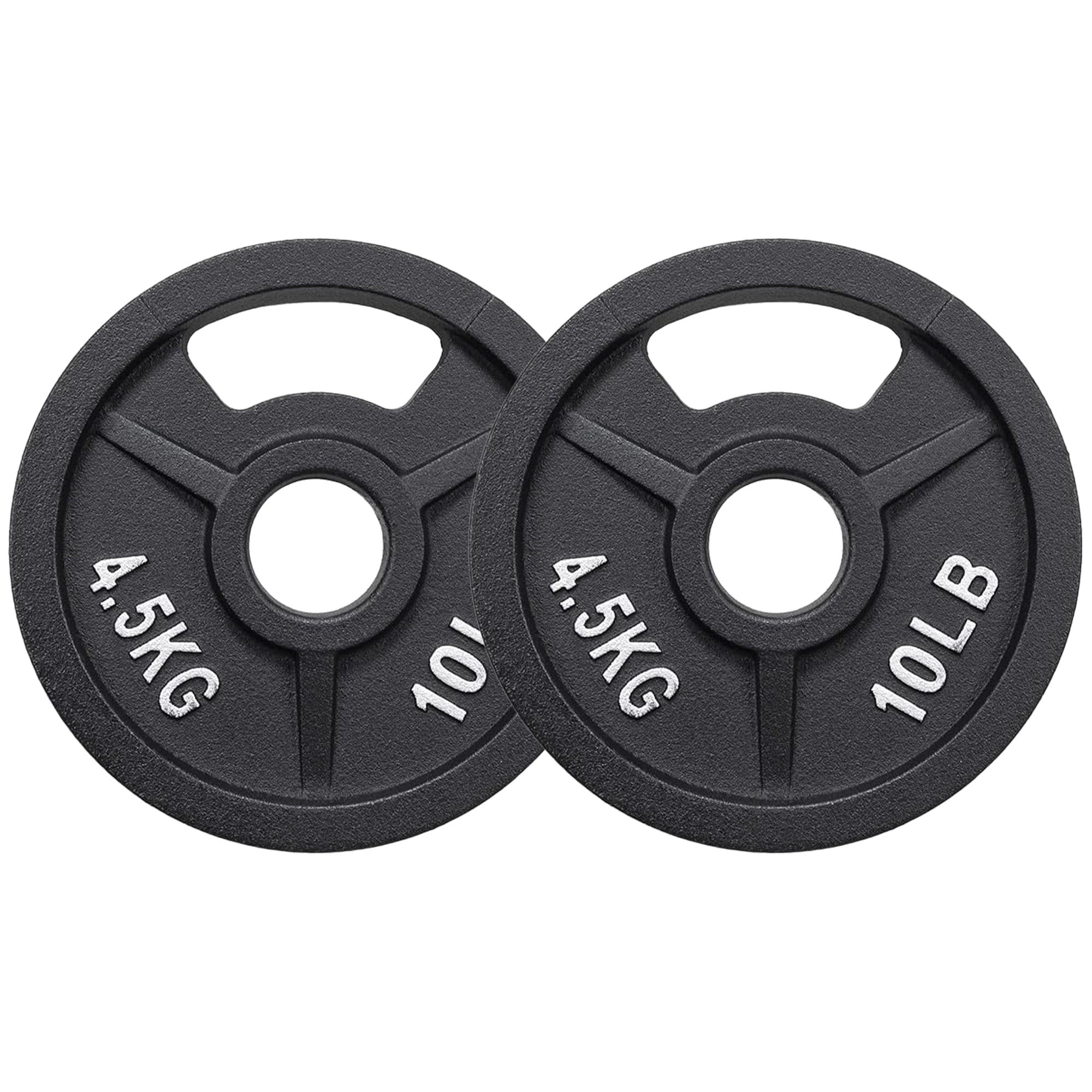 BalanceFrom Cast Iron Weight Plates, Black, 2-Inch，Multiple Weight ...