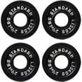 BalanceFrom Classic Cast Iron Weight Plates, 2-Inch, 2.5-Pound, Set of ...