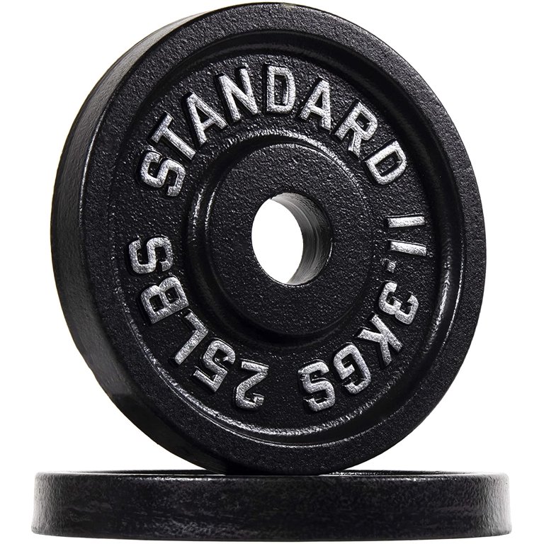 BalanceFrom Classic Cast Iron Weight Plates For Strength, 50% OFF