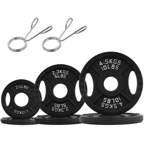 CAP Barbell 300-lb Cast Iron Olympic Weight Set (Includes 7' Bar ...