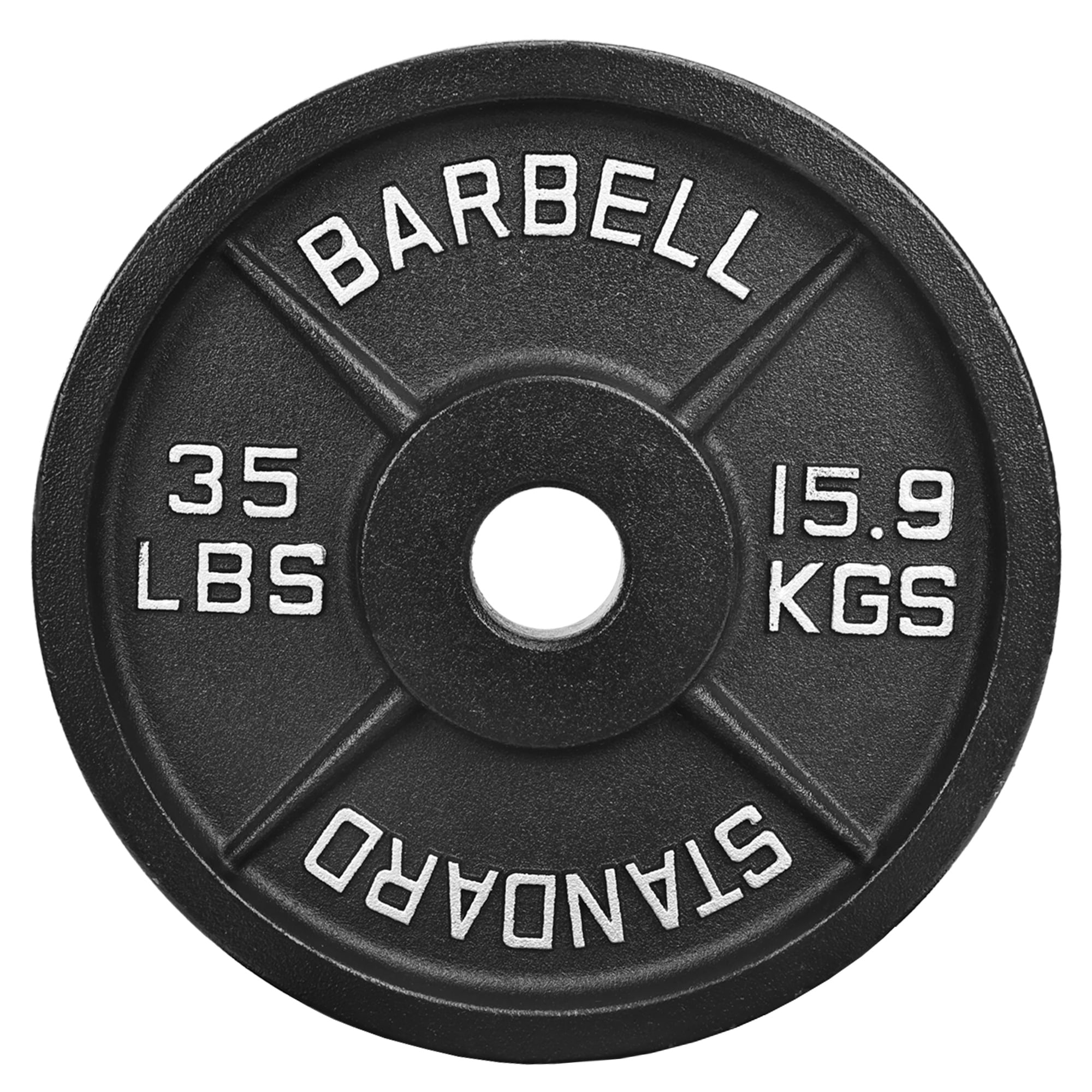 BalanceFrom Classic Cast Iron Weight Plate - 35 lb Plate - Walmart.com