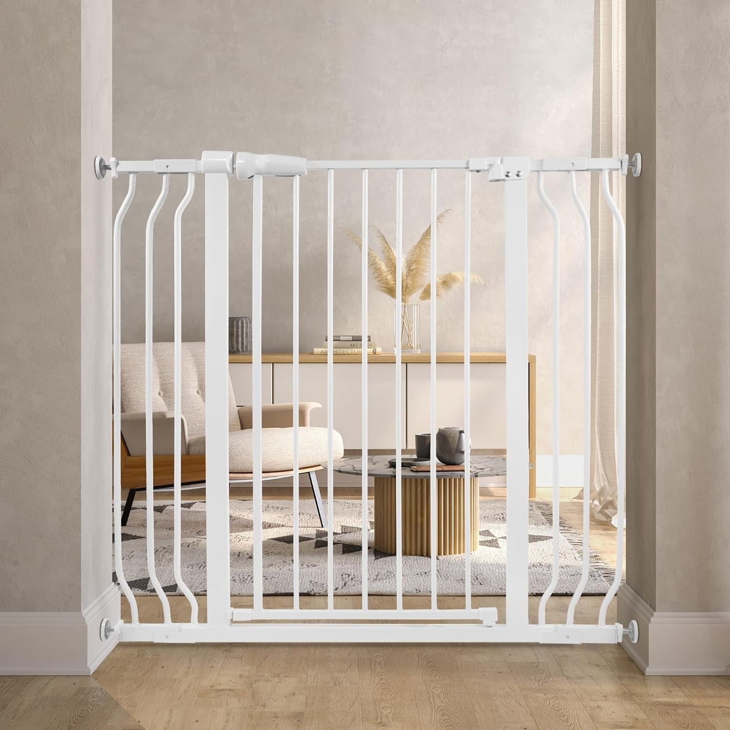 BalanceFrom 36-Inch Baby Safety Gate with Auto-Close/Hold-Open, Fits 29 ...