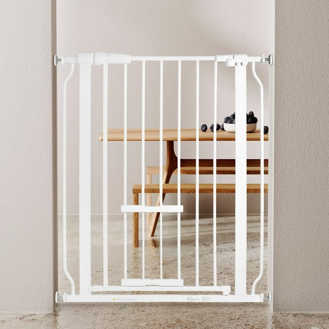 BalanceFrom Easy Walk-Thru Safety Gate with Pet Door for Doorways and ...