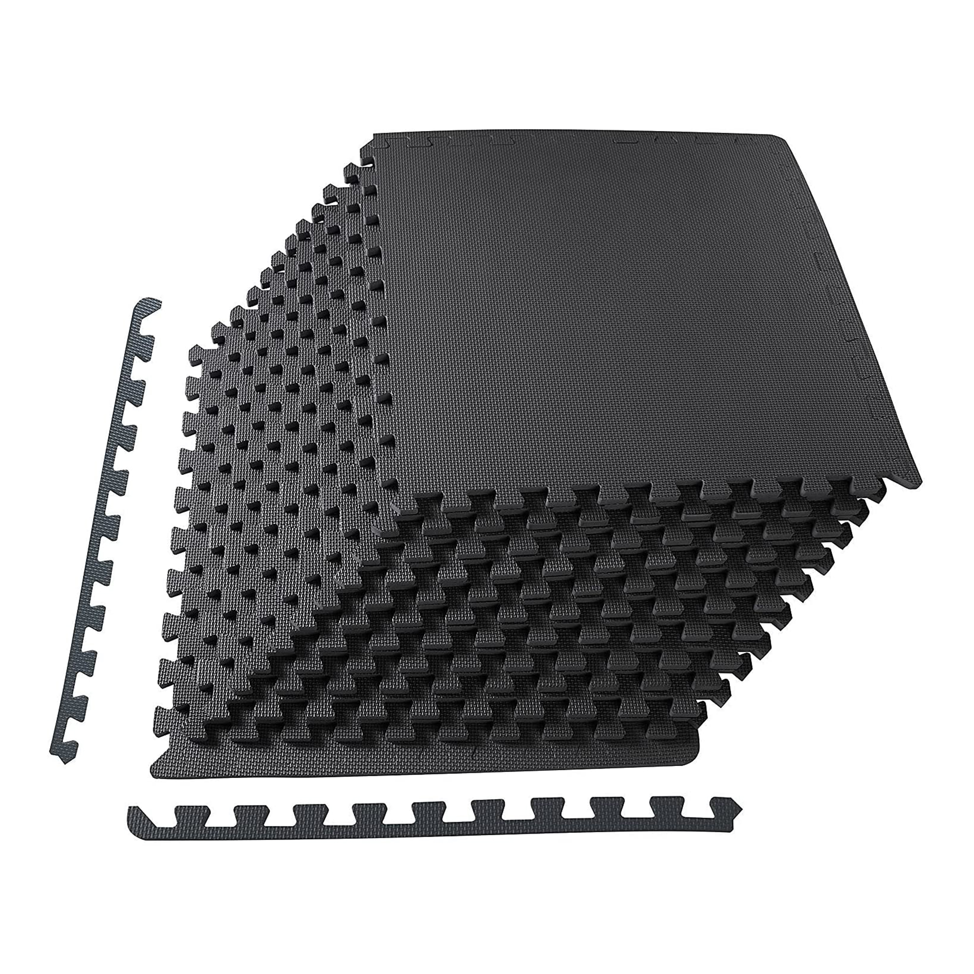 CanDo Closed Cell Exercise Mat, Black - Walmart.com