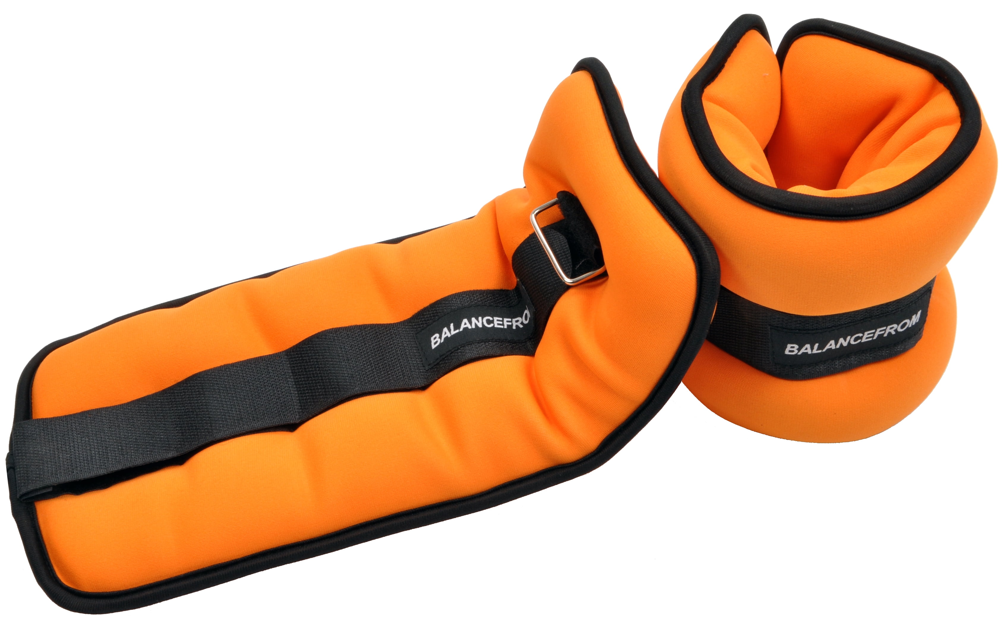 BalanceFrom Fully Adjustable Ankle Wrist Arm Leg Weights, 10 lbs Pair ...
