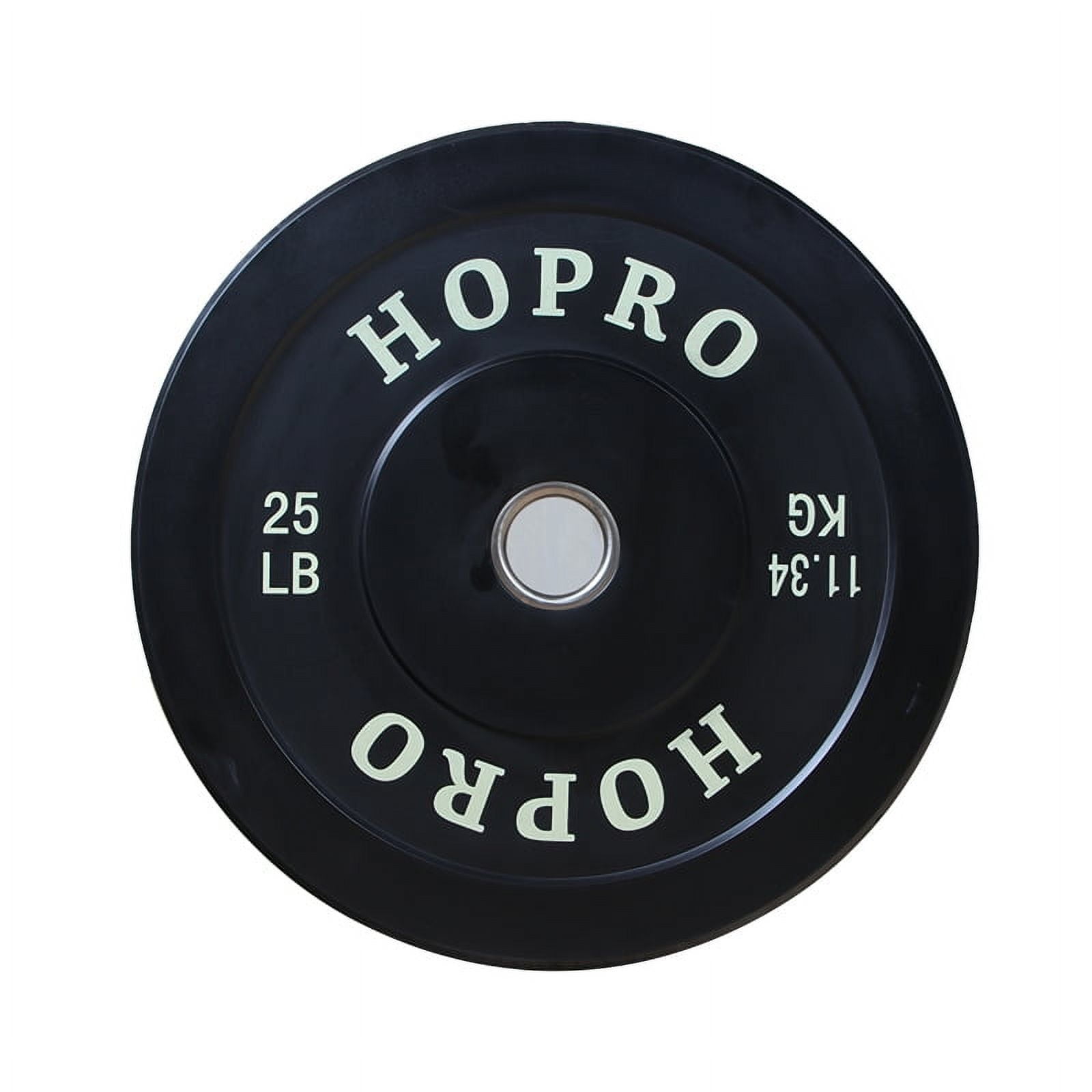 BalanceFrom HOPRO Olympic Bumper Plate Weight Plate with Steel Hub ...
