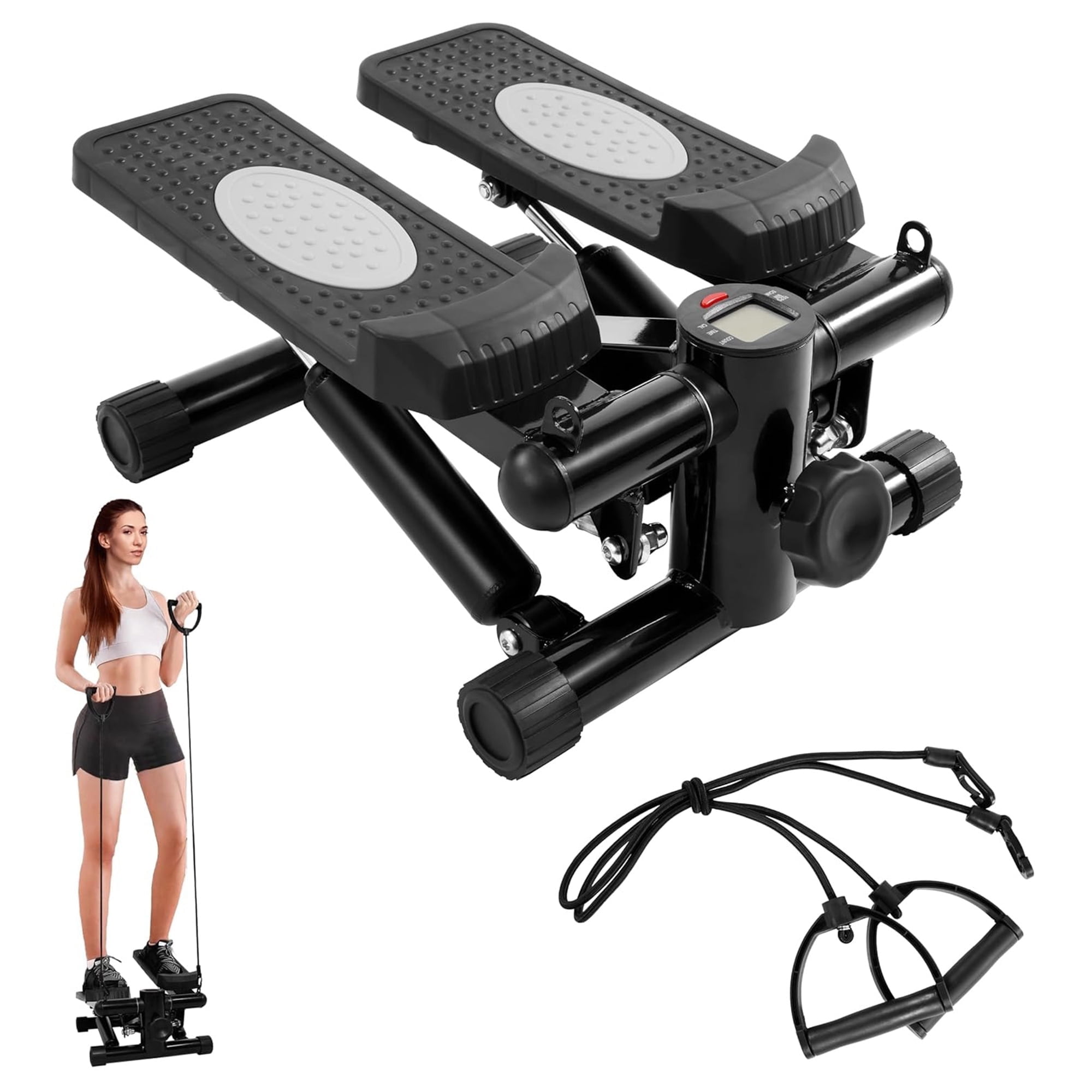 BalanceFrom Mini Steppers, Stair Steeper with Resistance Bands ...