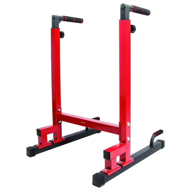 BalanceFrom Fitness Multi-Function Dip Stand, Improved Design, 500Lbs ...