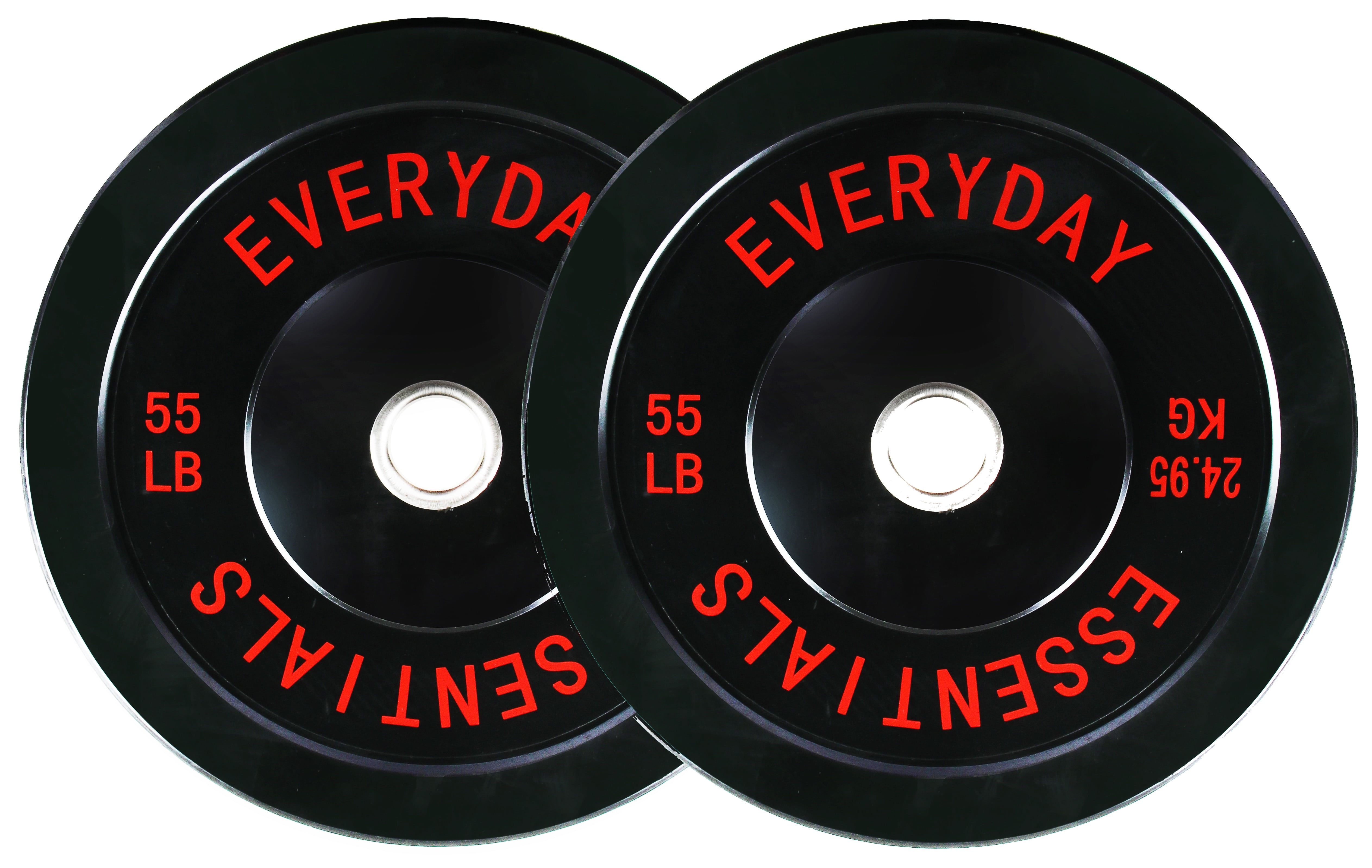 Free Shipping! BalanceFrom Olympic Bumper Plate Weight Plate with Steel ...