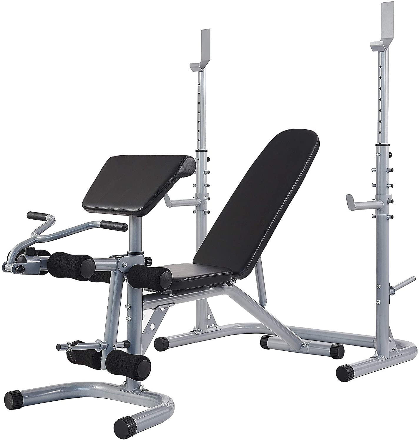 BalanceFrom RS 60 Multifunctional Workout Station Adjustable Olympic ...