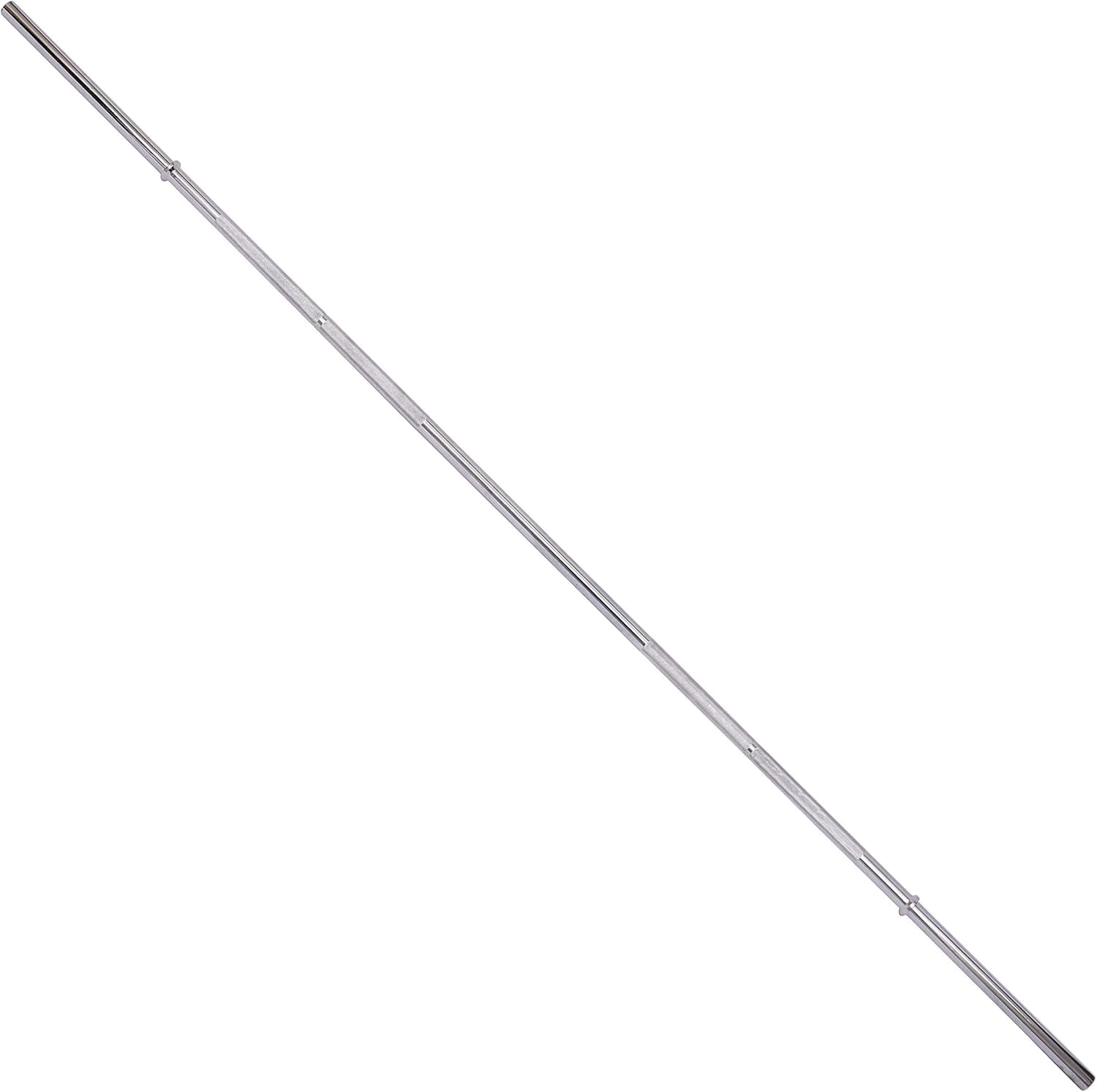 BalanceFrom Standard Weightlifting Barbell，Chrome Plated Solid Steel ...