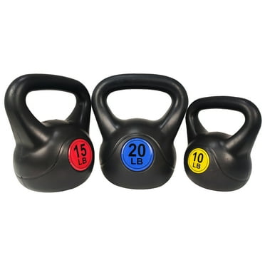 BalanceFrom Fitness 20 Pound Neoprene Coated Dumbbell Set with Stand ...