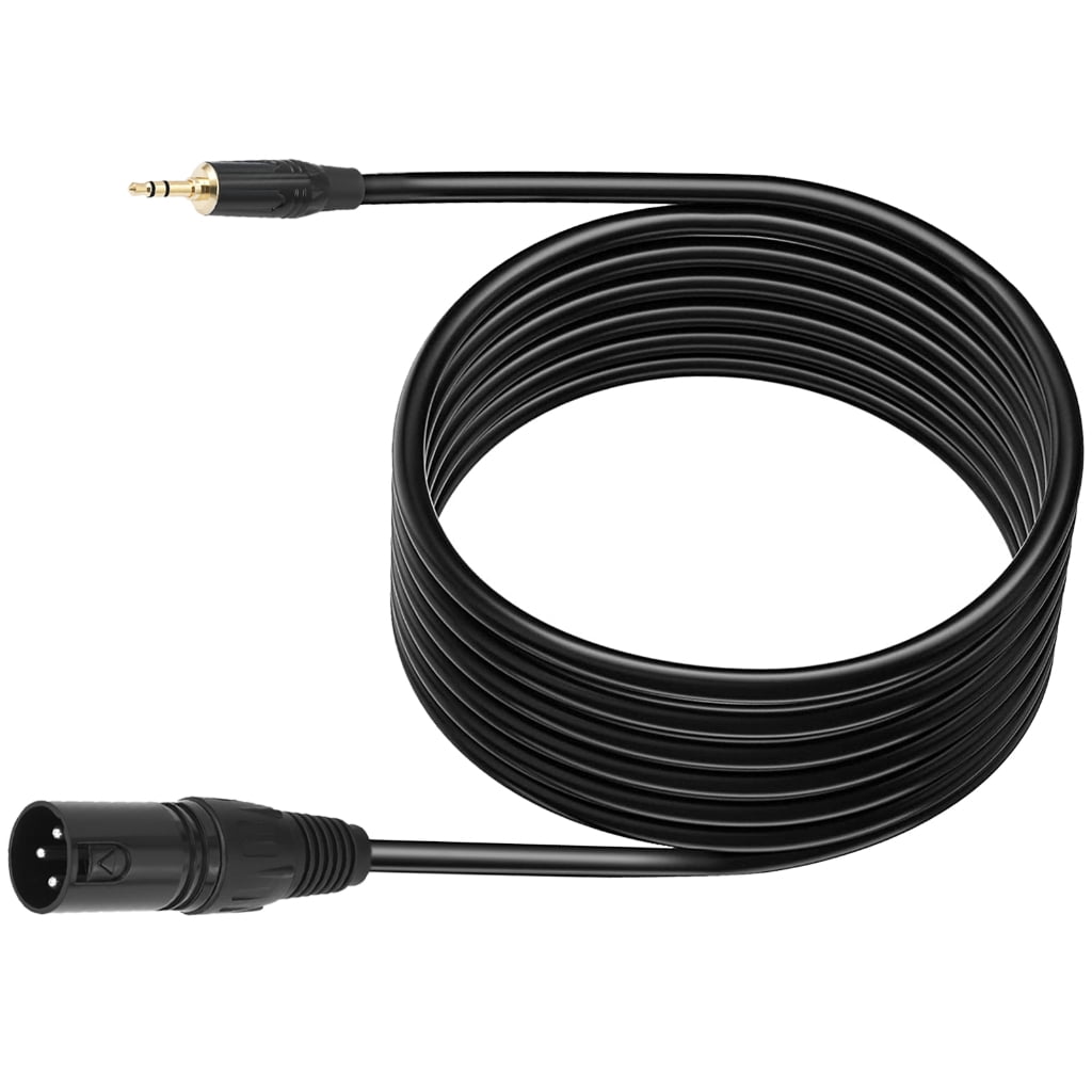 Balanced 3.5mm to 3Pin Male Cable Metal Plugs for Microphones Mixers ...