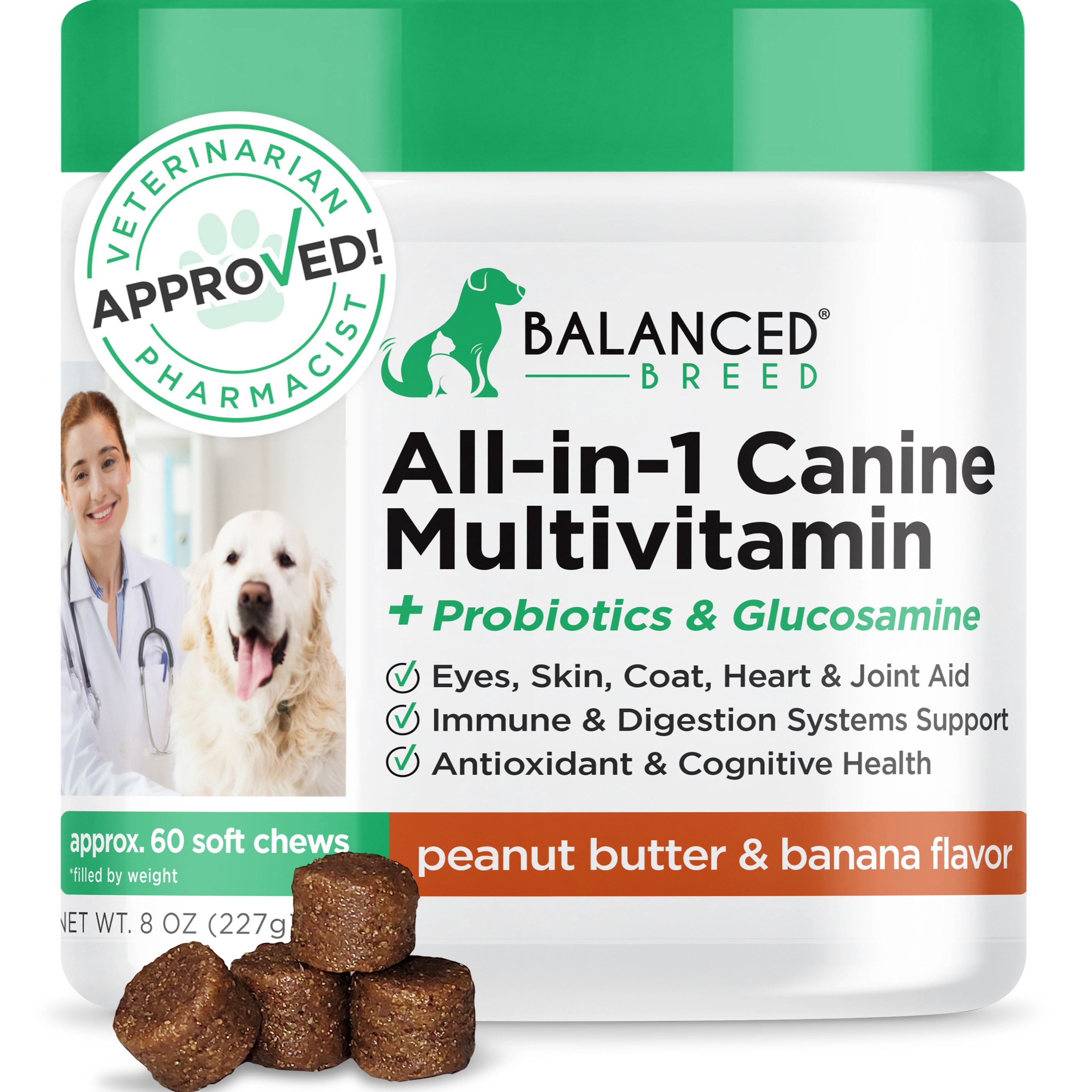Healthy Breeds Dog Multi-Vitamin Soft Chew for Dalmatian, Daily Vitamin ...