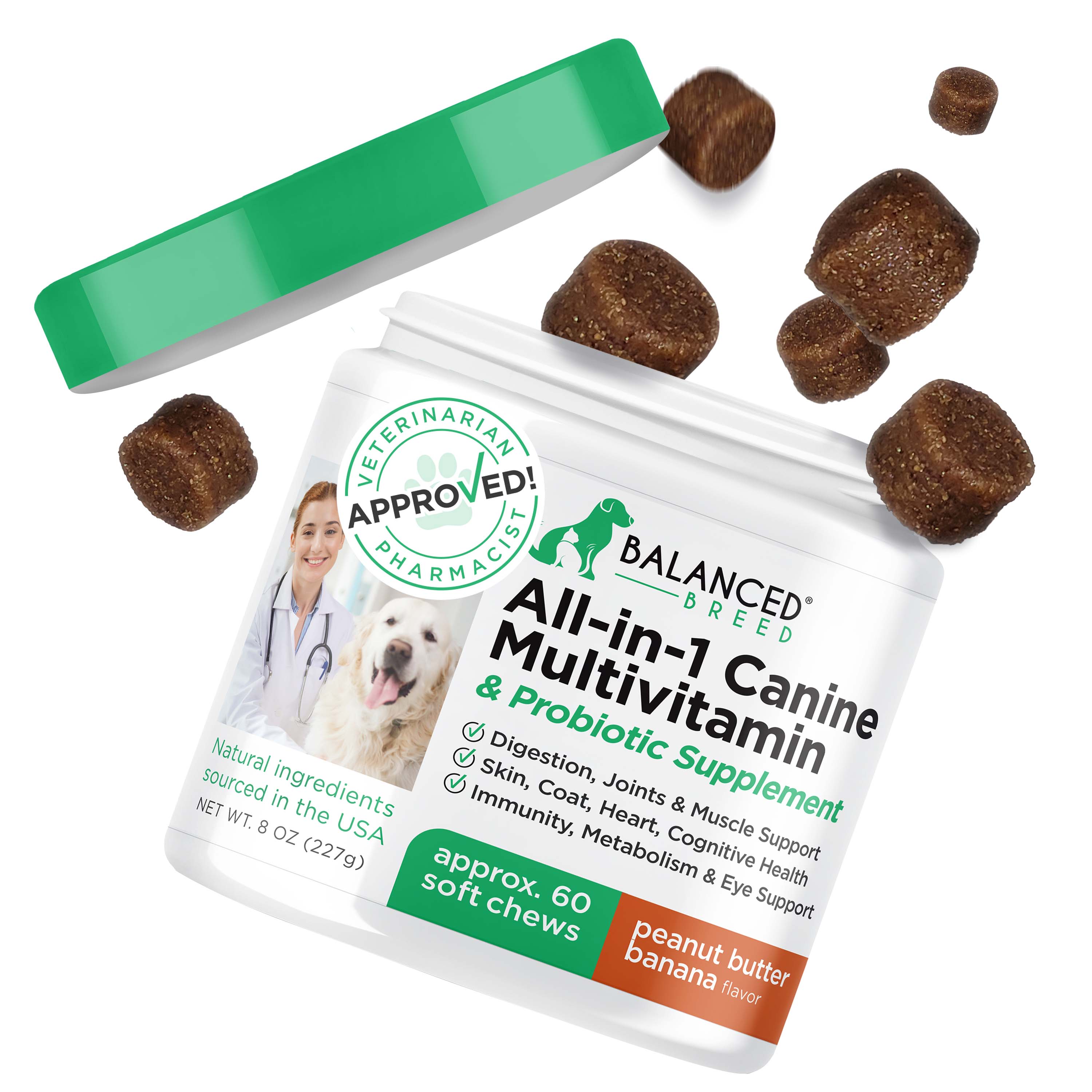 Healthy Breeds Dog Multi-Vitamin Soft Chew for Great Dane , Daily ...