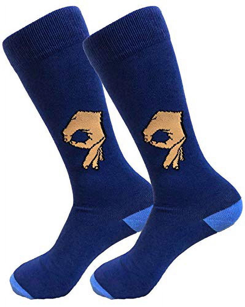 Balanced Co. Circle Game Meme Dress Socks Funny Socks Crazy Socks ...