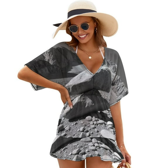 Balanced Rocks Mountain Landscape Women's Luxury Party Dress Evening ...