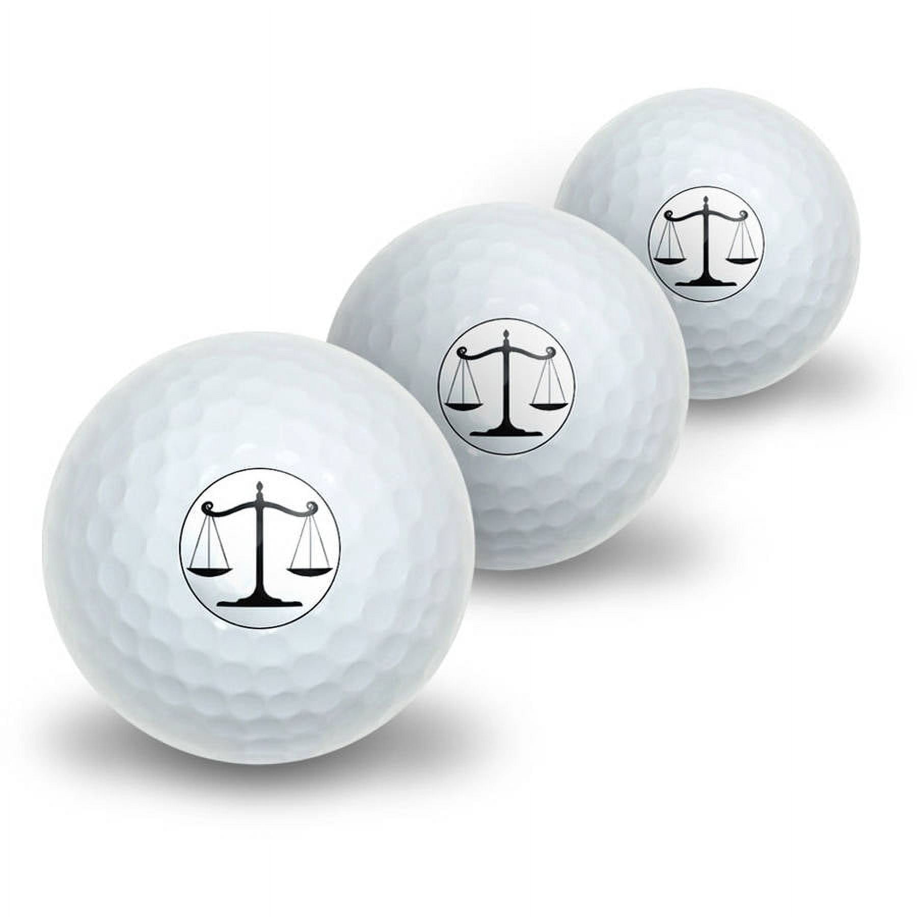 Balanced Scales of Justice Symbol Legal Lawyer White and Black Novelty ...