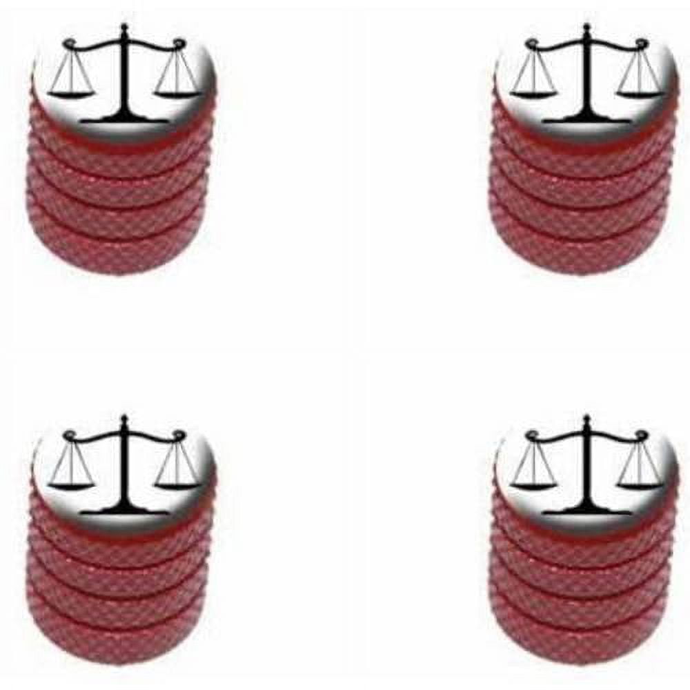 Balanced Scales of Justice Symbol Legal Lawyer White and Black Tire Rim ...