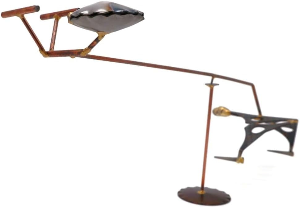 Balanced Star Ship/Star Bird Collectible Handmade Metal Art Figurine ...