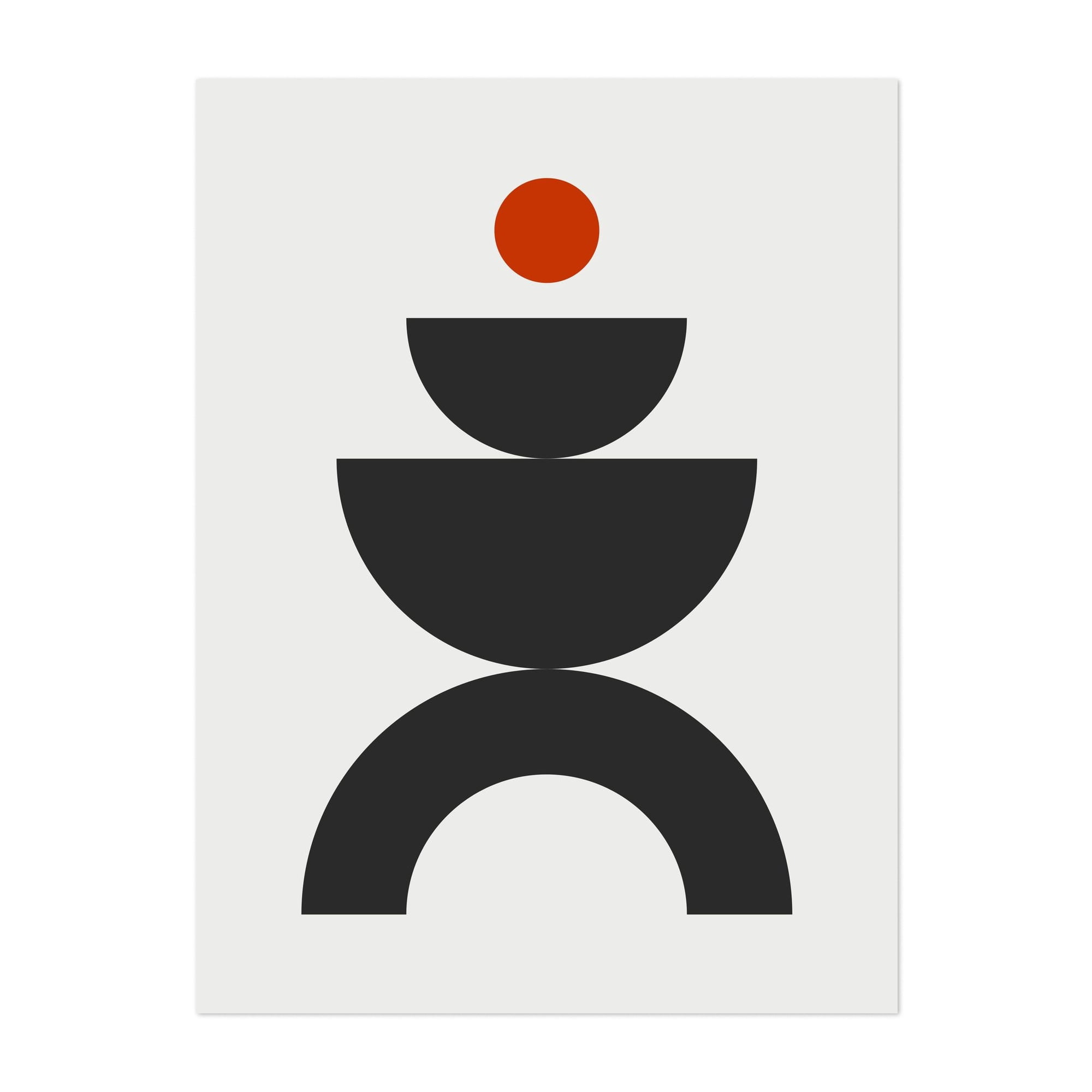 Balanced geometric shapes - Illustration Geometric Minimalist Abstract ...