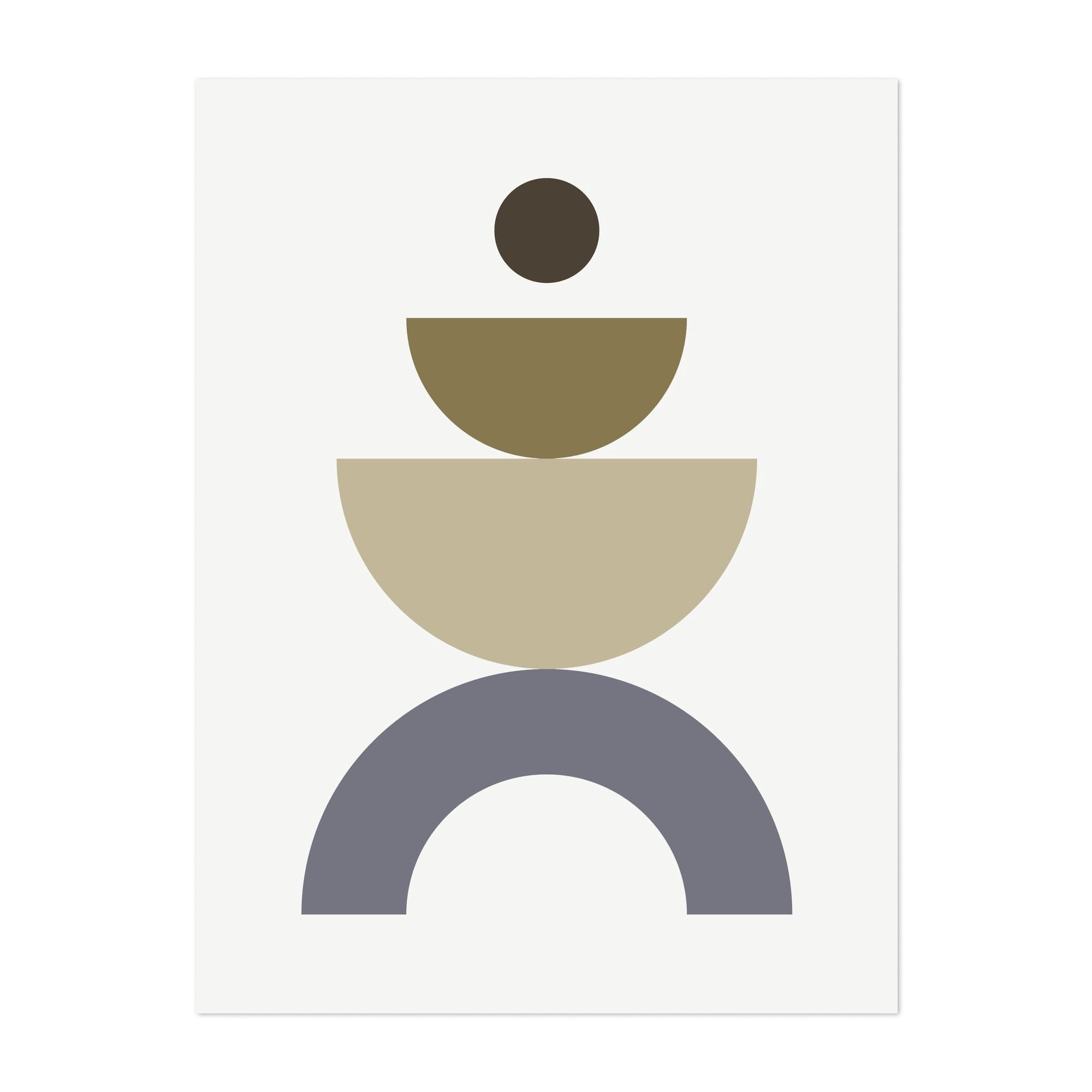 Balanced geometric shapes - Illustration Geometric Minimalist Abstract ...