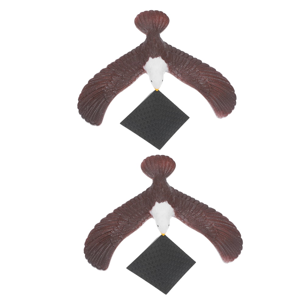 Balancing Bird Toy 2pcs Center Of Balancing Eagle Bird With Pyramid ...