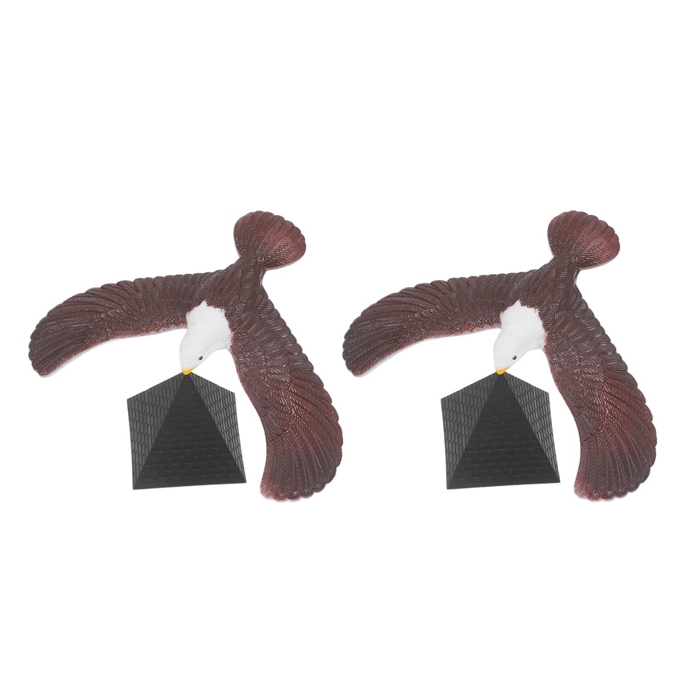 Balancing Bird Toy 2pcs Center Of Balancing Eagle Bird With Pyramid ...