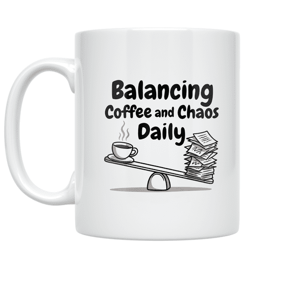 Balancing Coffee and Chaos Daily - Remote Work Enthusiast - 11 oz ...