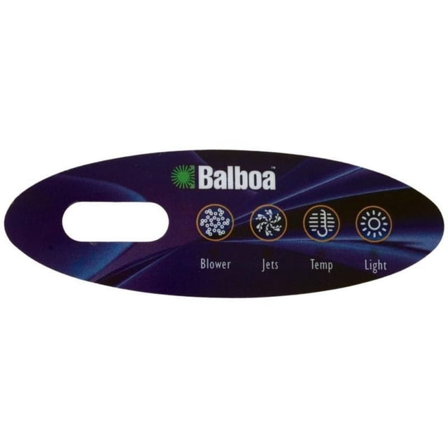 Balboa 11095 Duplex Mini Oval Jet/Blower/Light Spa Control Overlay ...