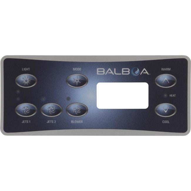 Balboa 11609 7-Button Spa Side Overlay - Light, Mode, Jets 1, Jets 2 ...