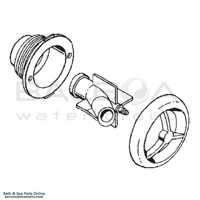 Balboa 16-5274GRY Hydro-Air Microssage Rotating Jet Internal - Gunite ...