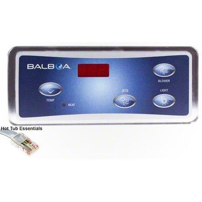 Balboa 34-51223-K 7.3 x 3.2 in. VL404 Serial LCD Duplex Spaside Control with Label-80-10307 T-B ...