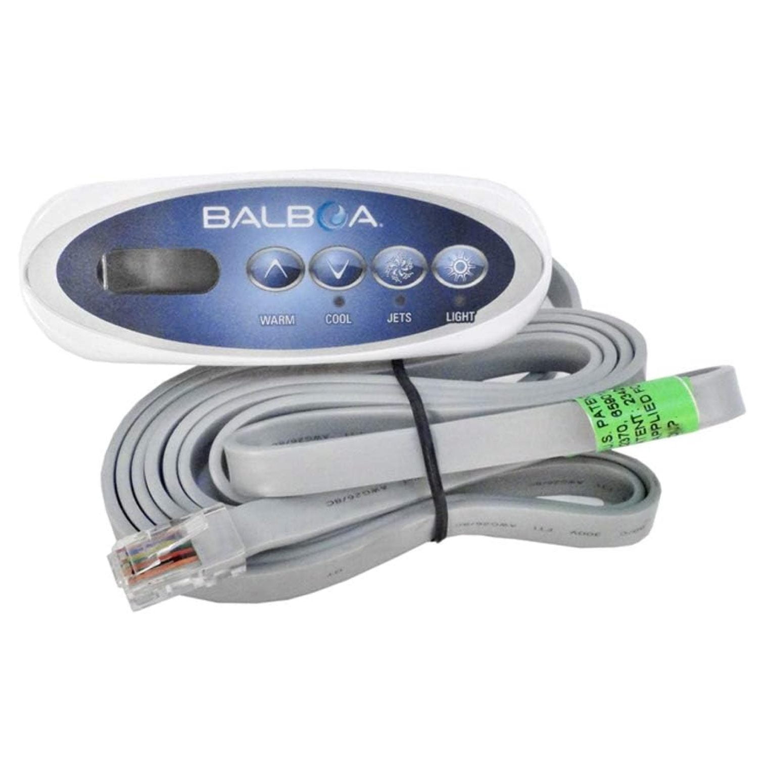 Balboa 53238 4 Button Topside Control Panel for Mini Oval Heat 7' Cord ...