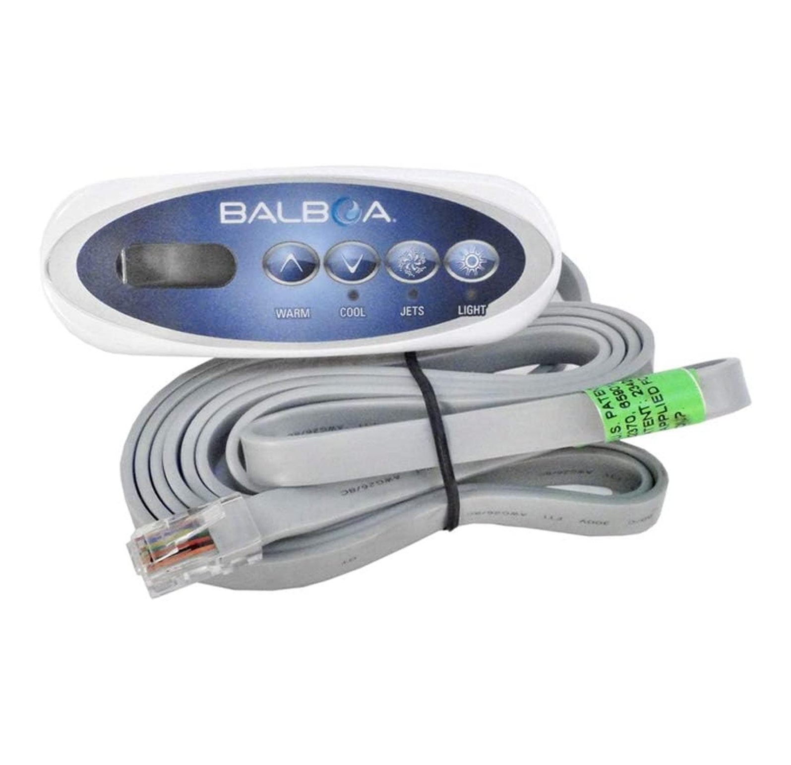 Balboa 53238 4 Button Topside Control Panel for Mini Oval Heat 7' Cord - Walmart.com