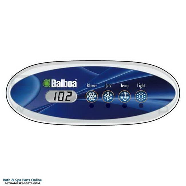 Balboa 34-53565-K 80-11520 5.3 x 1.9 in. Spaside VL240 LCD Duplex Control Panel with Labels ...