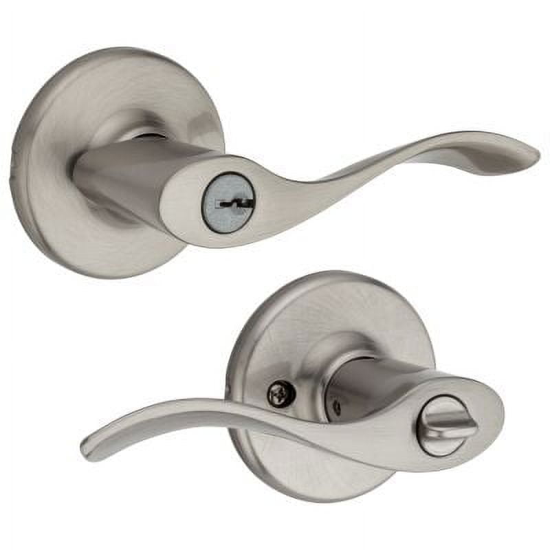 Balboa Keyed Entry Lever in Satin Nickel - Walmart.com