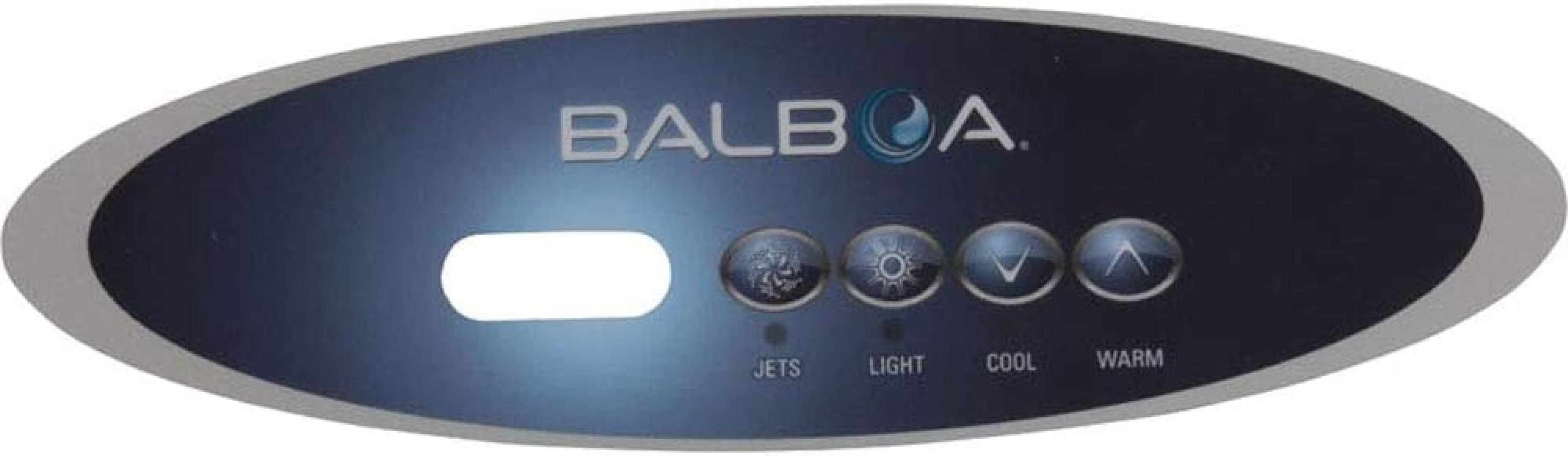 Balboa MVP260 Control Panel Overlay with Jets Lights Cool and Warm ...