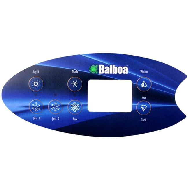 Balboa Oval, Serial Standard 7-Button Spa Side Overlay for 54652 ...