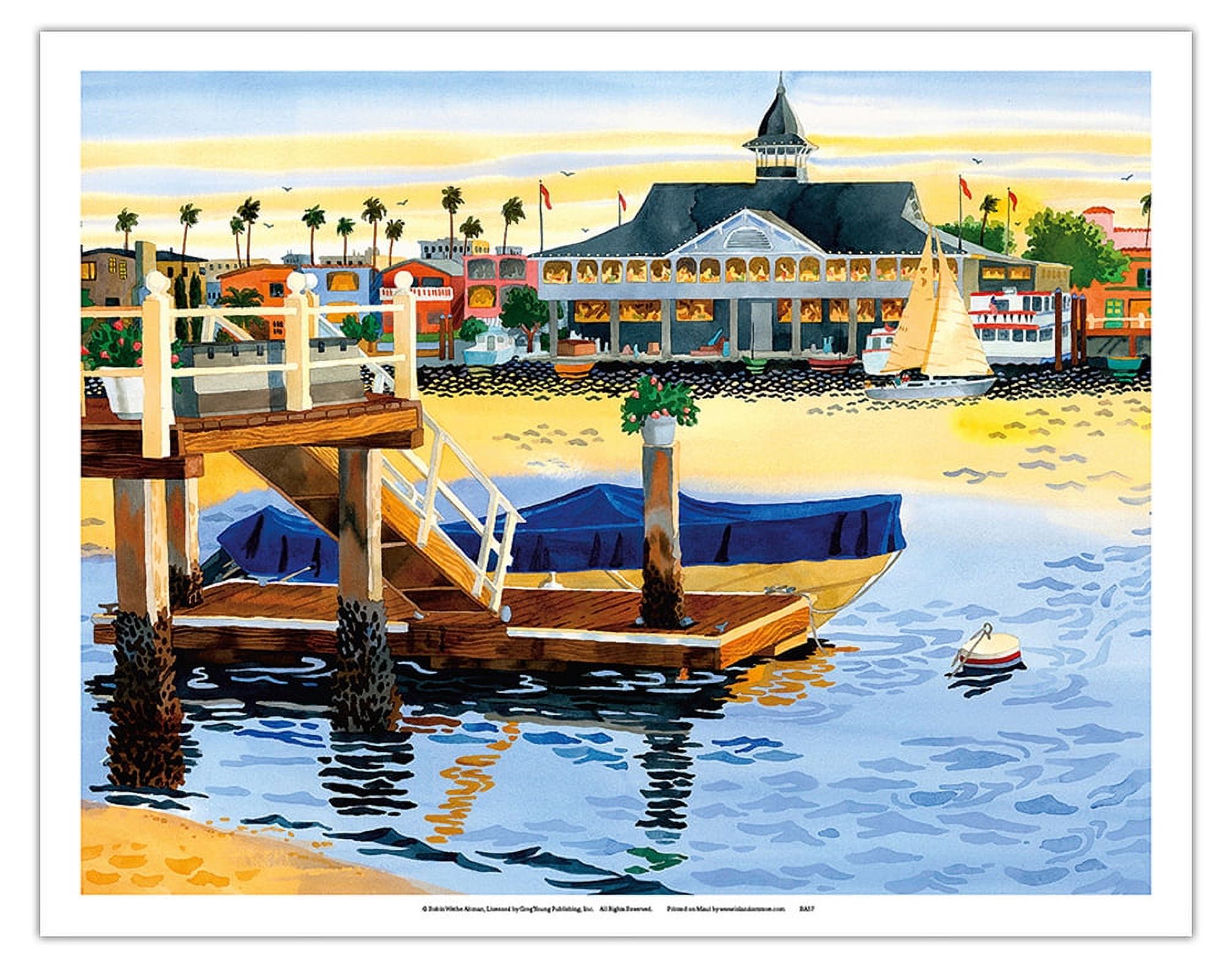 Balboa Pavilion - Newport Beach California - From an Original ...