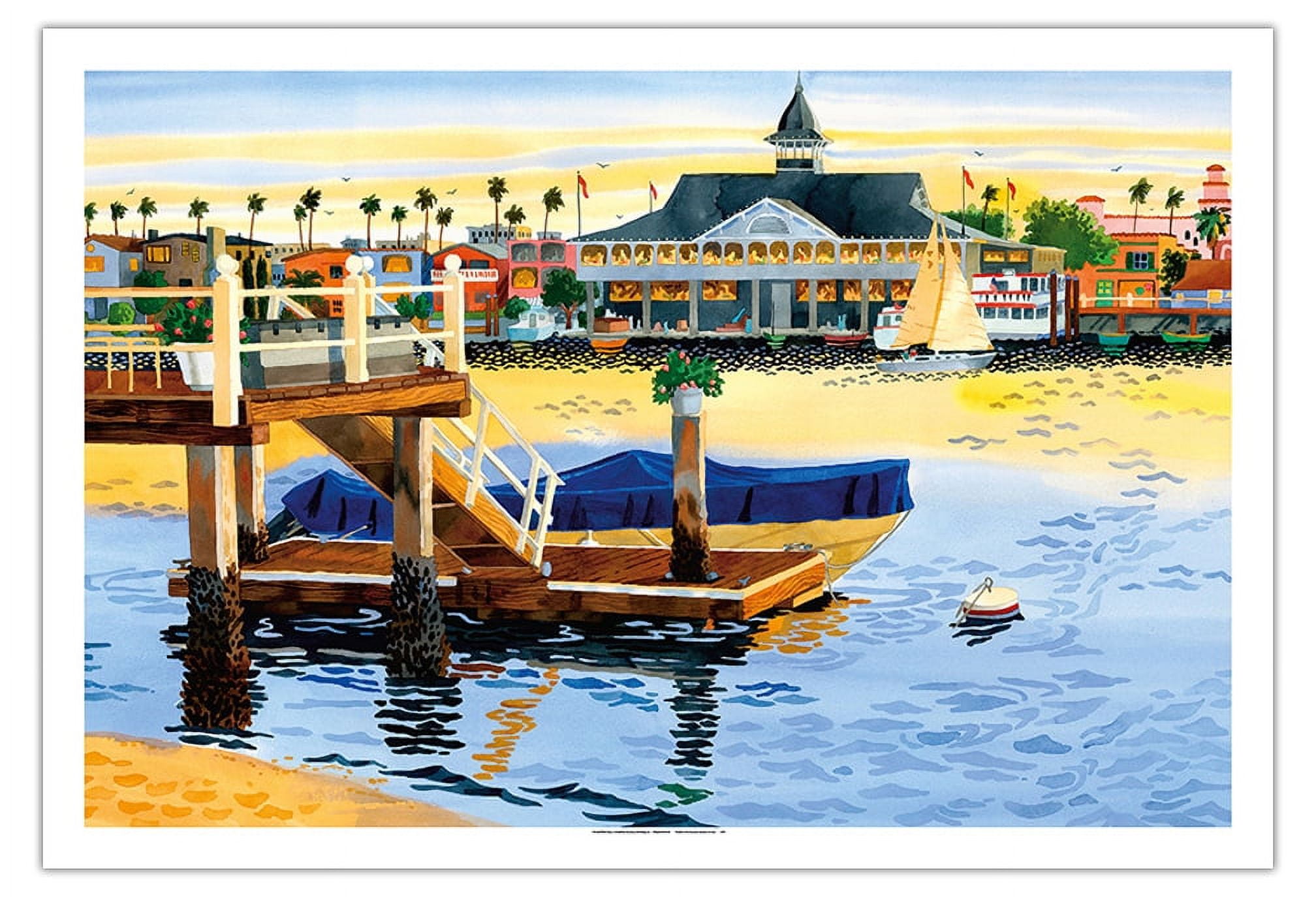 Balboa Pavilion - Newport Beach California - From an Original ...