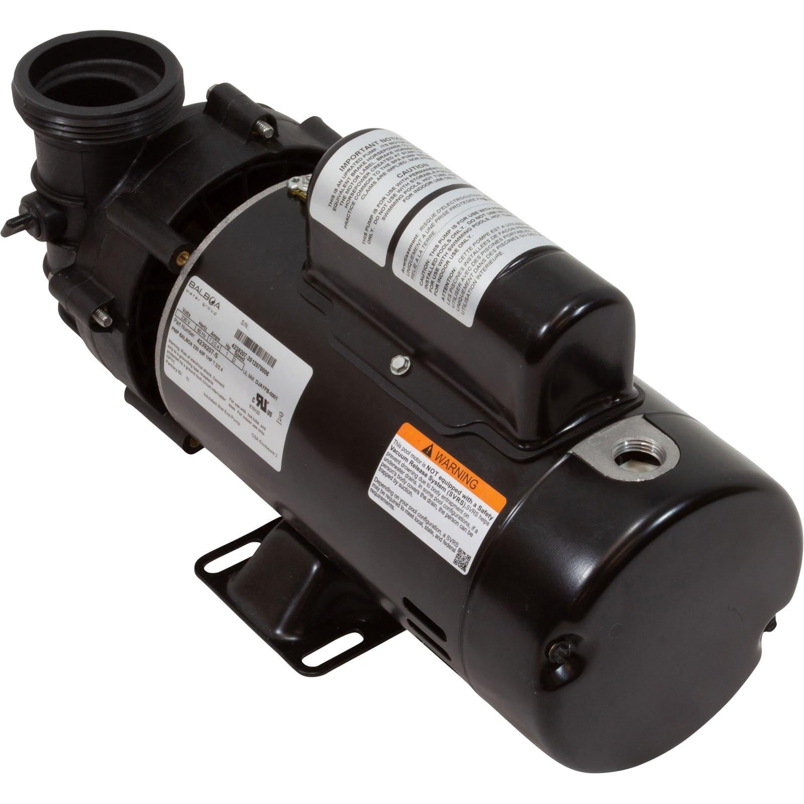 Balboa Pump,BWG Sta-Rite Dura-Jet,1.5hp,115v,2-Spd,Low AMP,2",OEM ...