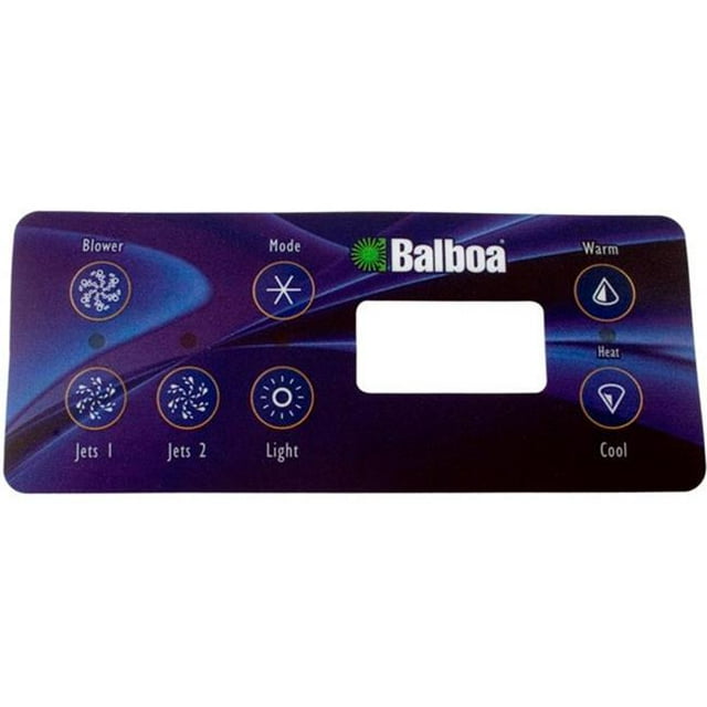 Balboa Water Group BBG10430 Overlay for VL701S Blower Mode Jet1, Jet2, Light, Mode, Cool & Warm ...