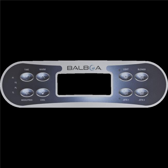 Balboa Water Group BBG11281 Overlay for ML700 - Time, Warm, Light, Blower, Mode-Prog, Cool ...