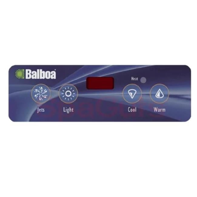 Balboa Water Group BBG11884 6.375 x 1.25 in. Overlay 4-Button LED Lite ...
