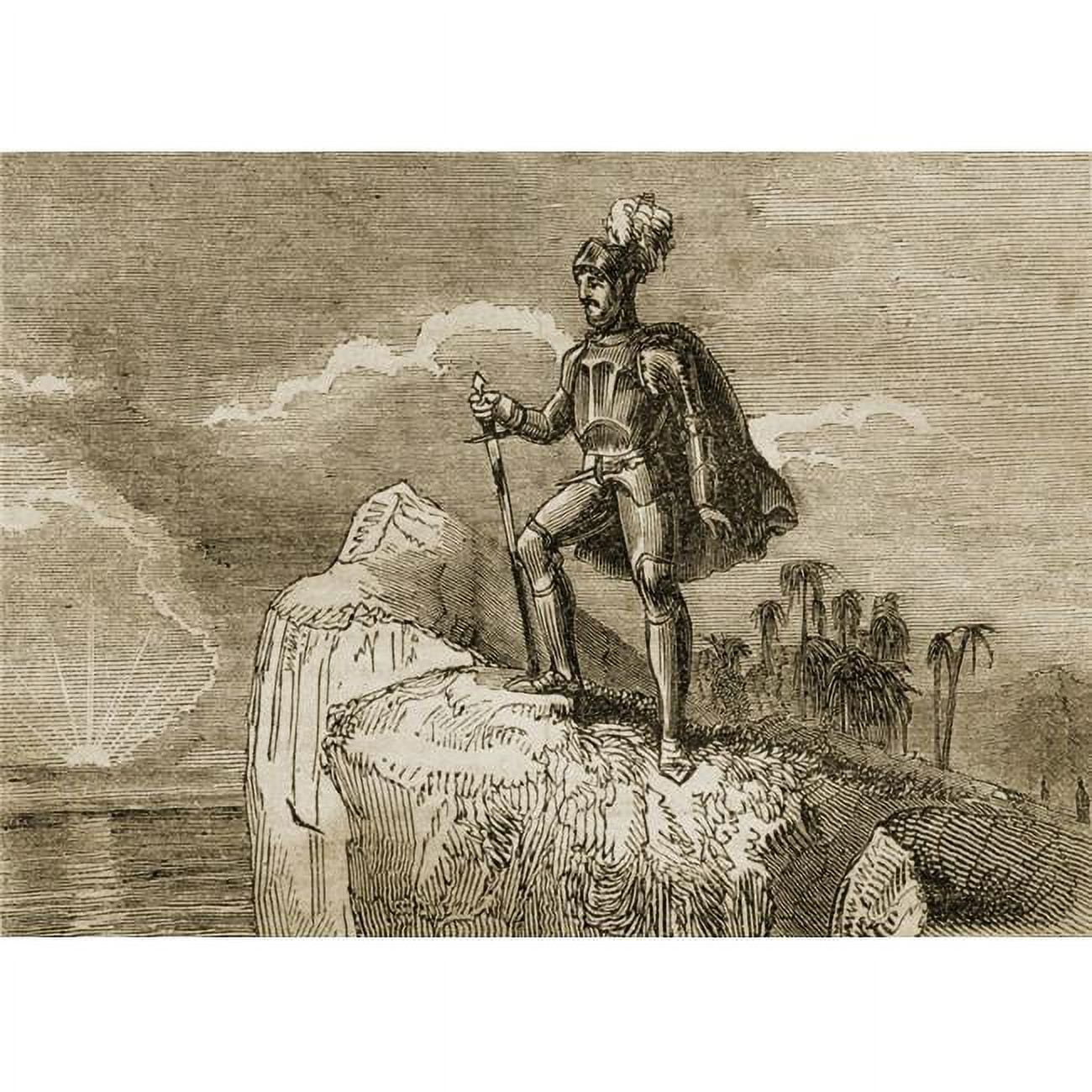 Balboas First Sight of The Pacific 1513 Vasco Nunez De Balboa 1475-1519 ...