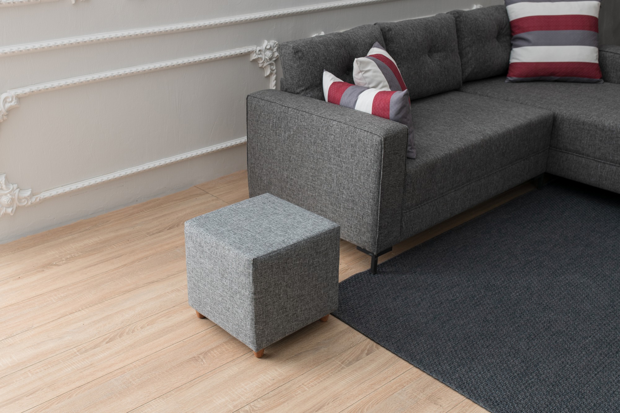 Balcab Home - Daisy - Grey Tuffet - Walmart.com