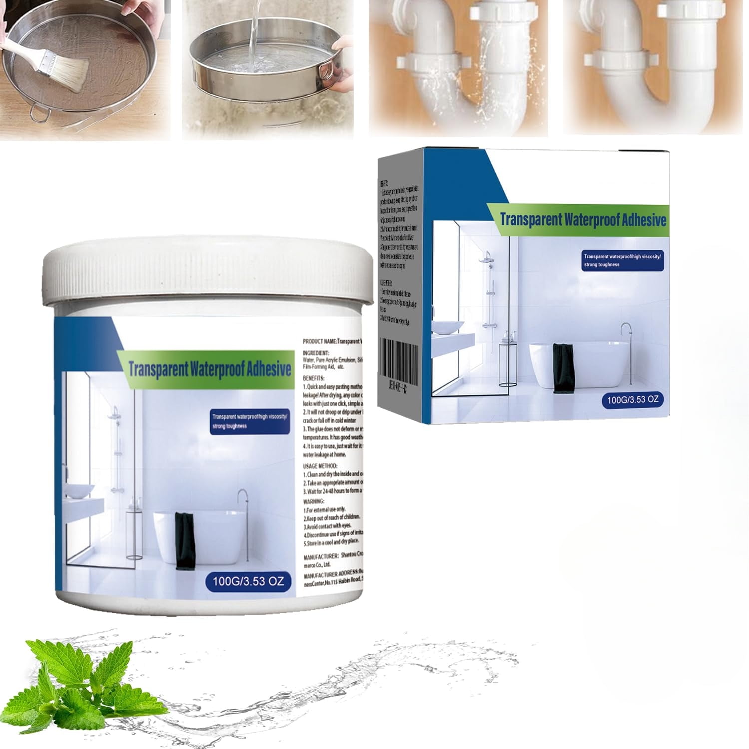 Balconfoster Transparent Waterproof Coating, Waterproof Insulation ...