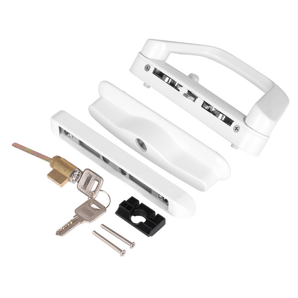 Balcony Door Handle Lock Zinc Alloy Sliding Door Handle Reversible Lock ...